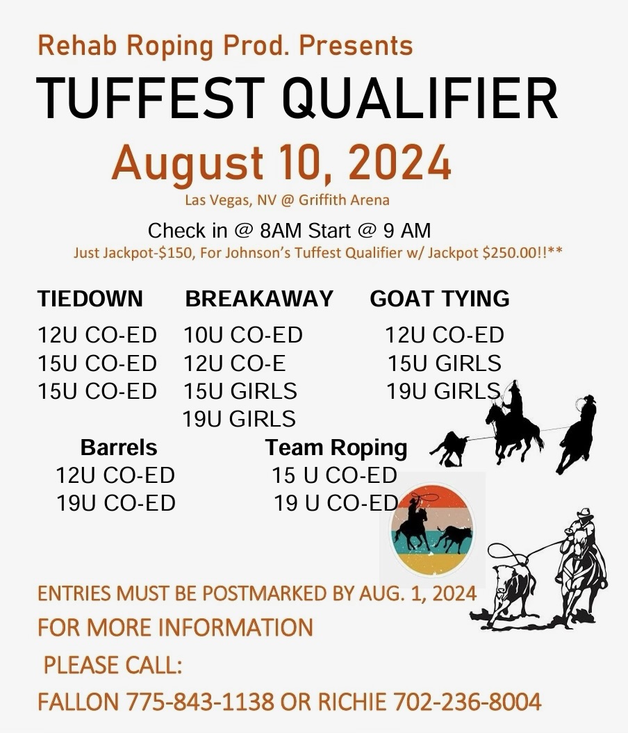 Vegas Tuffest Qualifier Schedule – Johnson Sportline